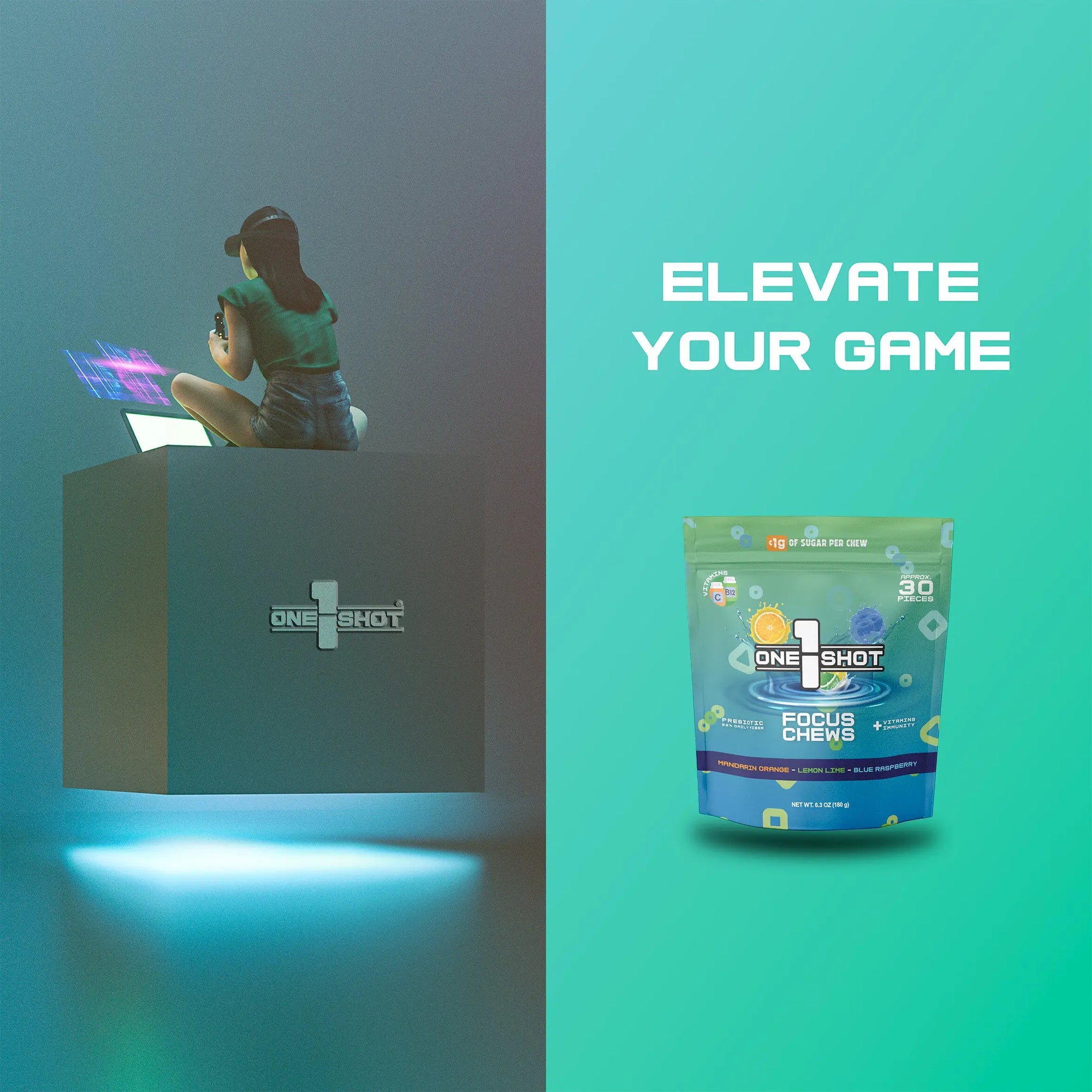 1 Shot® Assorted Focus Chews | Nootropics, Vitamins & Immunity – 1 Shot ...